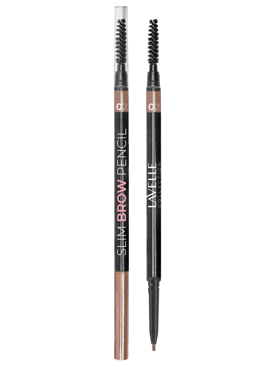 Карандаш для бровей автоматический Slim Brow Pencil, тон 02 коричневый