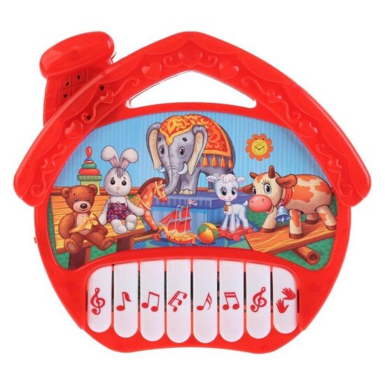 Музыкальная игрушка Умка 1607M329 Пианино-домик Барто А. 14 мелодий