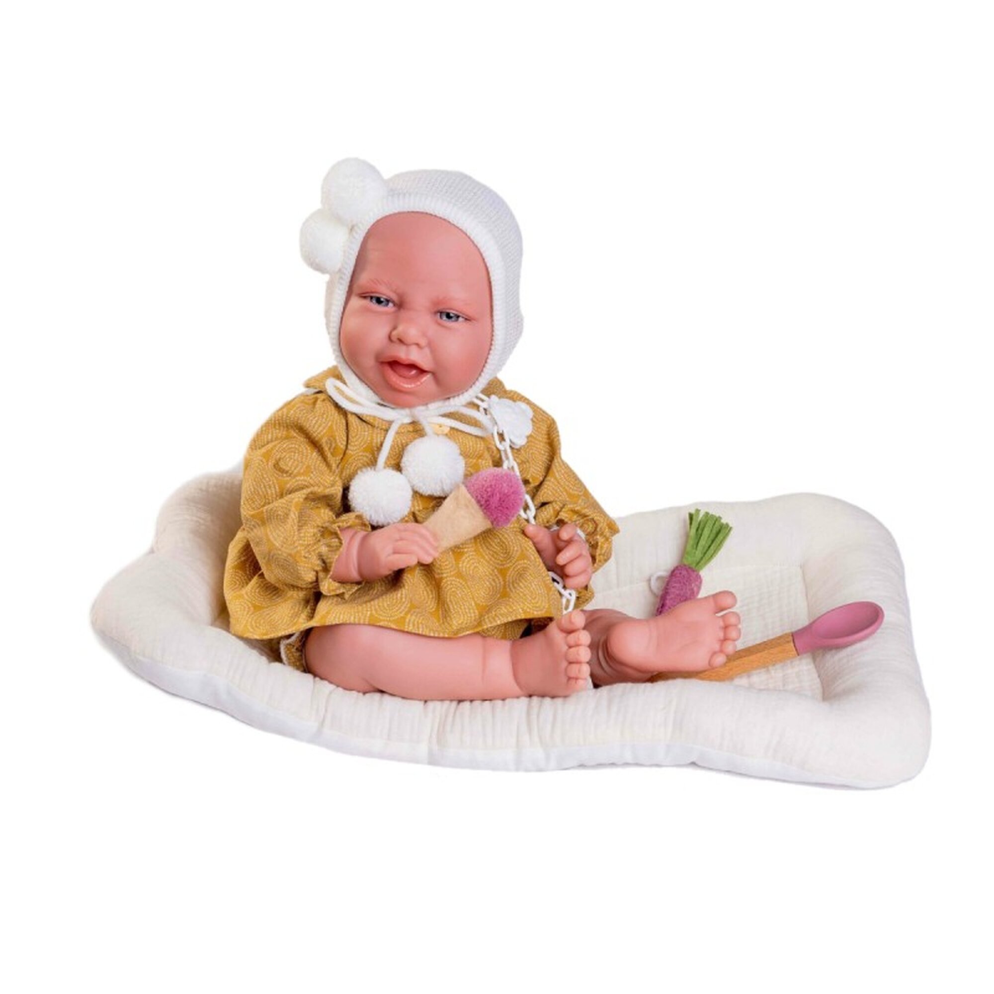 Кукла Antonio Juan Baby Carla 33344, с пледом, 42см, от 3 до 5 лет