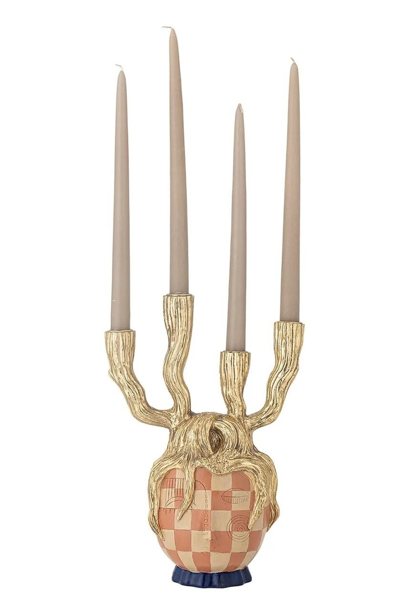 Подсвечник декоративный Bloomingville Medusa из полирезина, цвет многоцветный, 22x32x15 см, 82062676