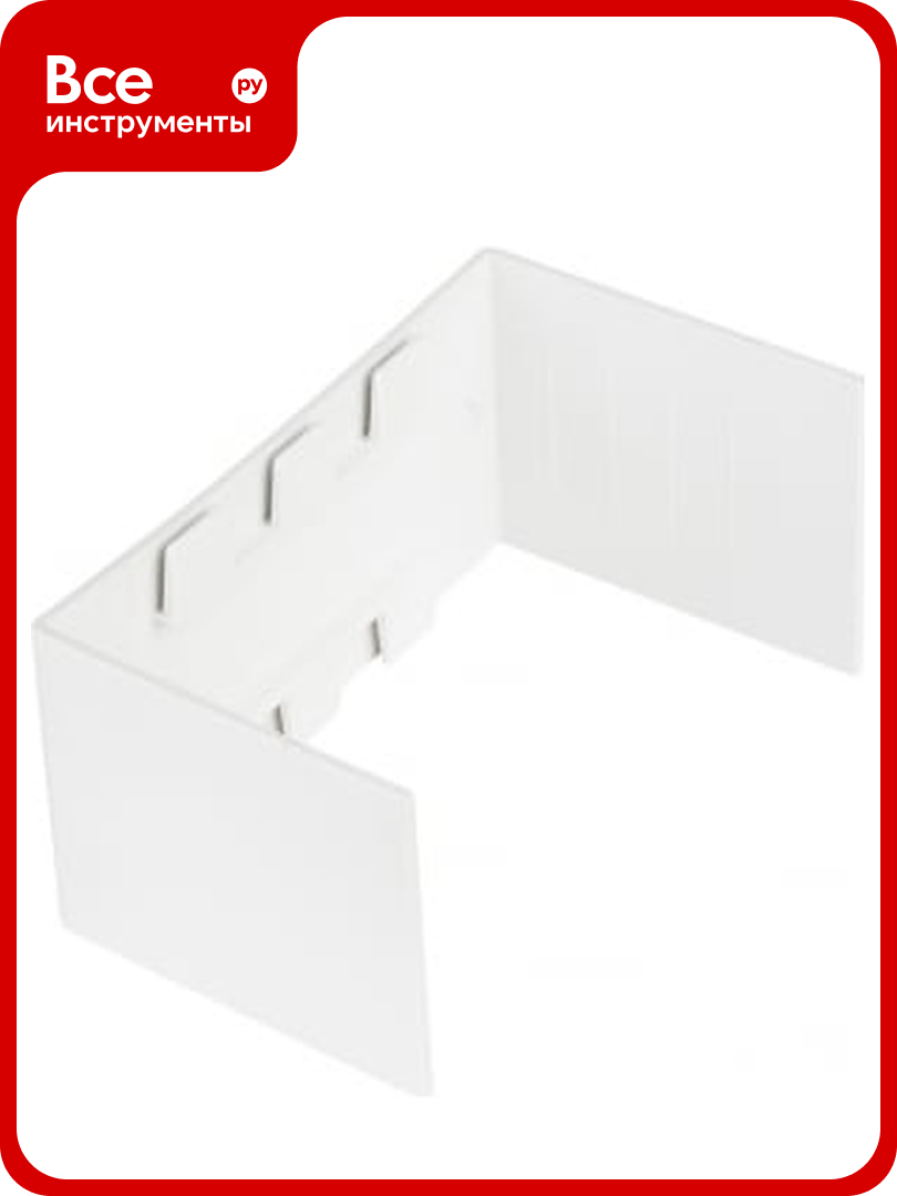 Соединитель EKF, Plast PROxima Белый 4шт conw-40-25x4