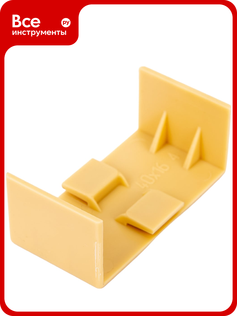 Соединитель на стык IEK ELECOR КМС 40x16 сосна 4шт. компл EL‑KK10D‑S‑040‑016‑K34 пвх материал, защита IP20, УХЛ4