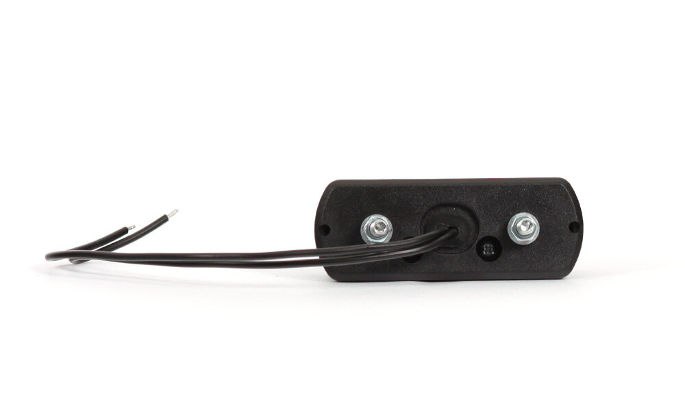 Фонарь подсветки номера LED черный корпус MB/Scania/Schmitz/Volvo 244W52 (WAS)
