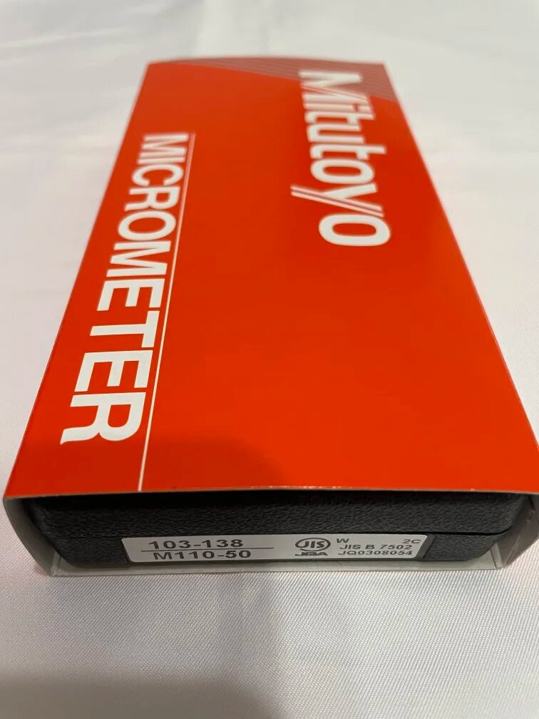 Mitutoyo Внешние микрометры 0-25 25-50 50-75 75-100 мм 103-138 0.01mm