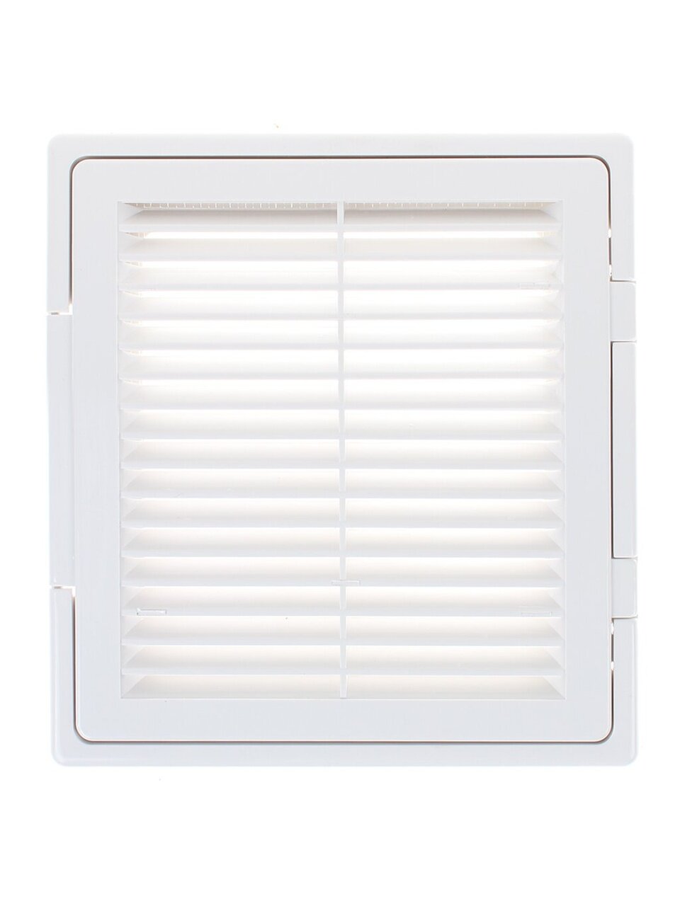 Решетка вентиляционная пластик, 300х300 мм, с сеткой, с дверцей, Event, 3030ДФ