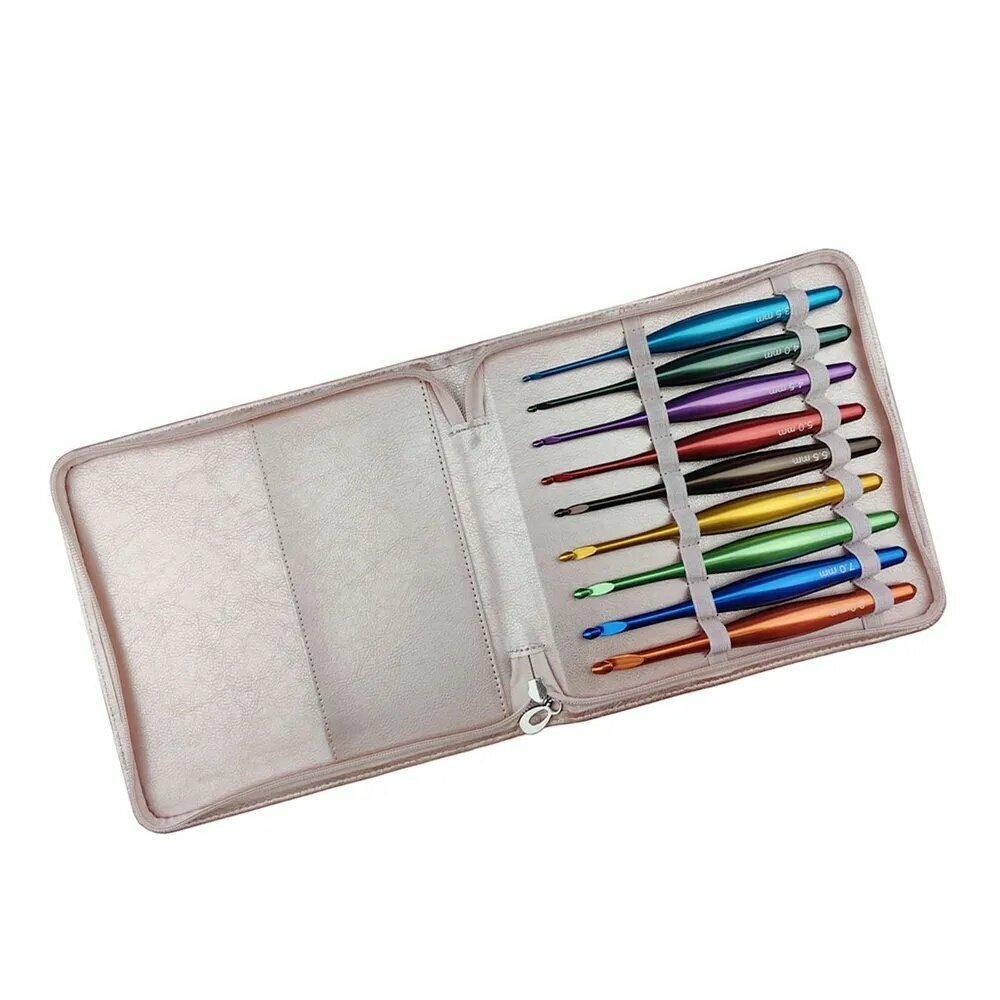 9 шт Крючки для вязания 35-80 мм эргономичные