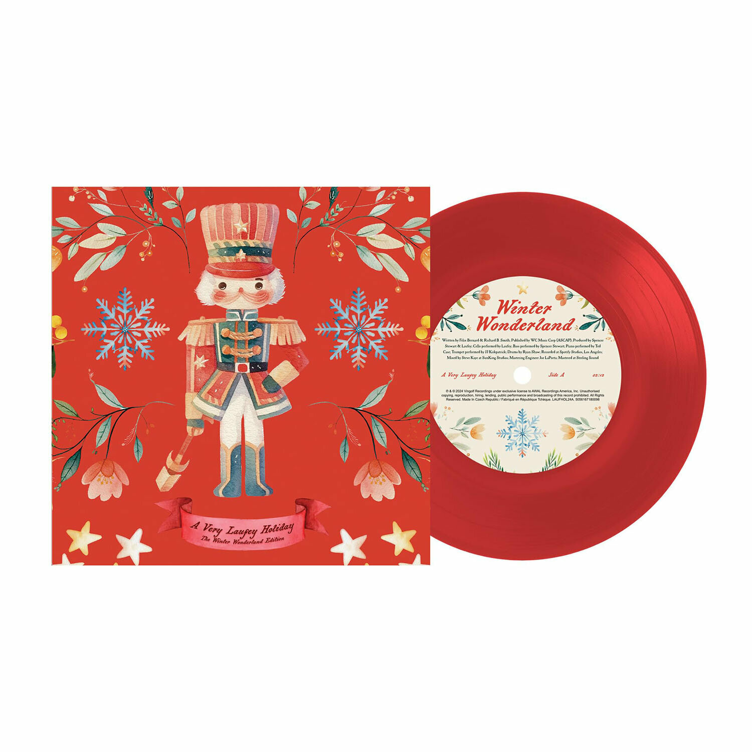 Виниловая Пластинка Laufey - A Very Laufey Holiday: The Winter Wonderland Edition Vinyl, 7", 45 RPM, Single, Limited Edition, Red