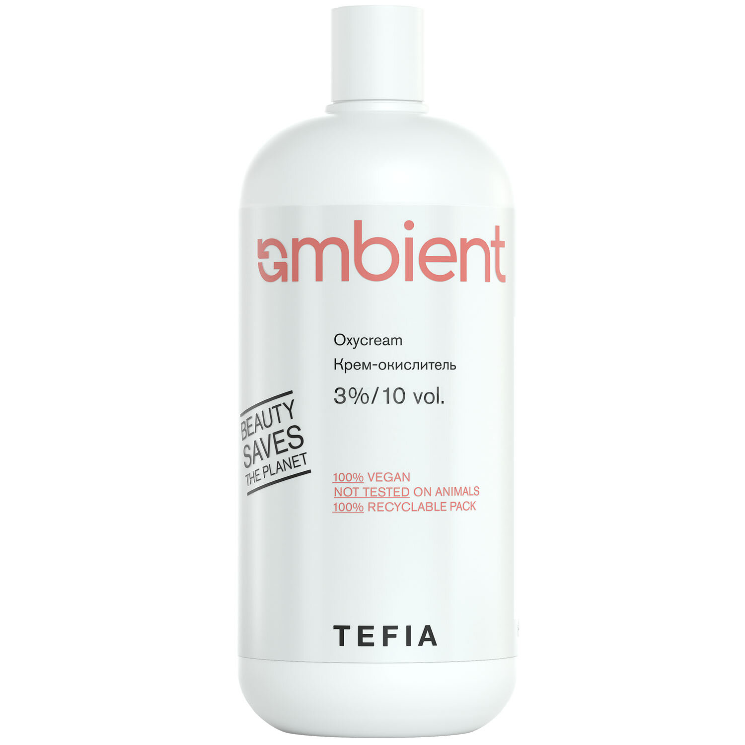 Крем-окислитель Tefia "Oxycream", для волос, 3%, 10vol, 900ml
