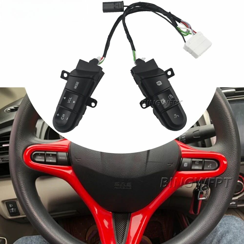 Автомобильный переключатель кнопки управления звуком на руль для Honda Civic 2006 2007 2008 2009 2010 2011
