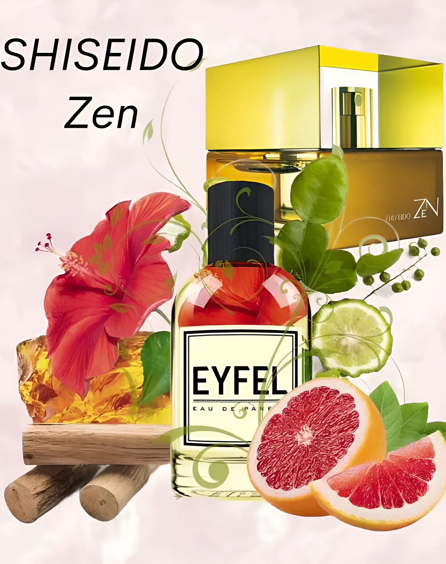 Духи женские EYFEL W140 ZEN, цветочно-древесно-мускусные, парфюм 50 мл