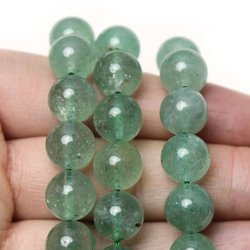 Кристаллы клубники кварц бусины Youth Cadence 5 6 8 10 мм 8mm approx 46beads