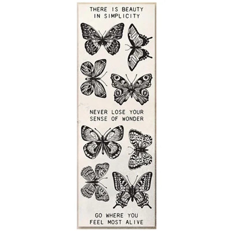 Набор трафаретов и штампов для скрапбукинга Stamps