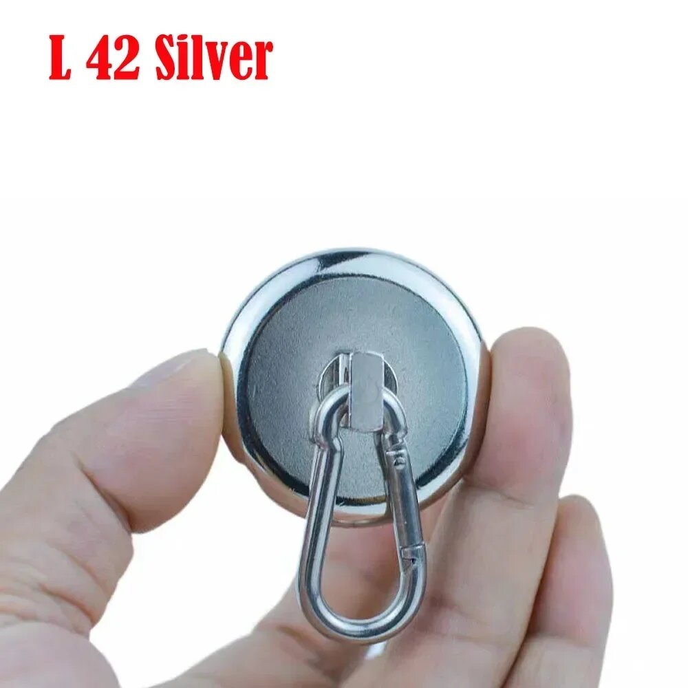 Неодимовые магнитные крючки L 42 Silver
