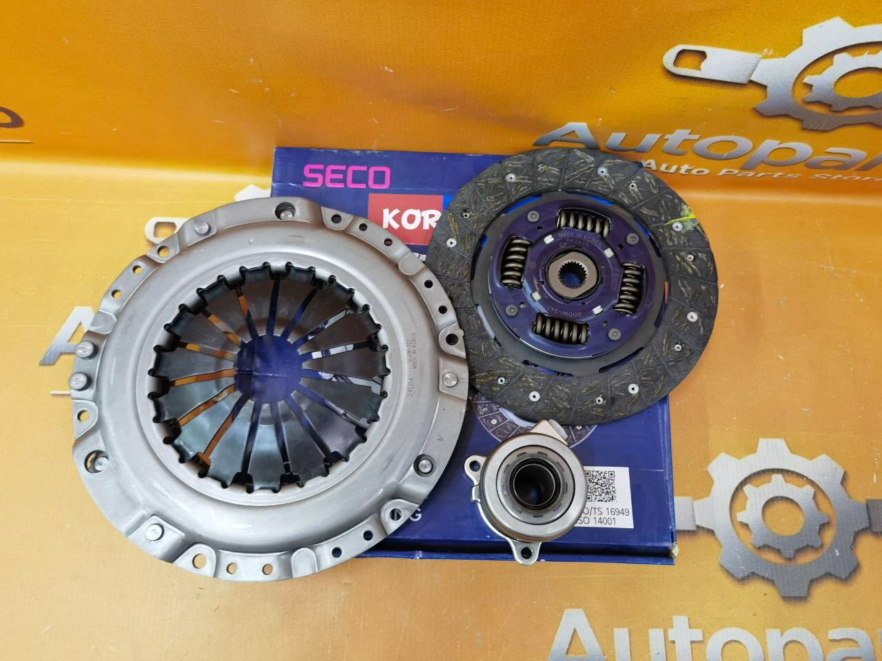 Сцепление комплект Шевроле лачетти CHEVROLET LACETTI 1.4-1.6 с подшипником Kormax Корея качество оригинала