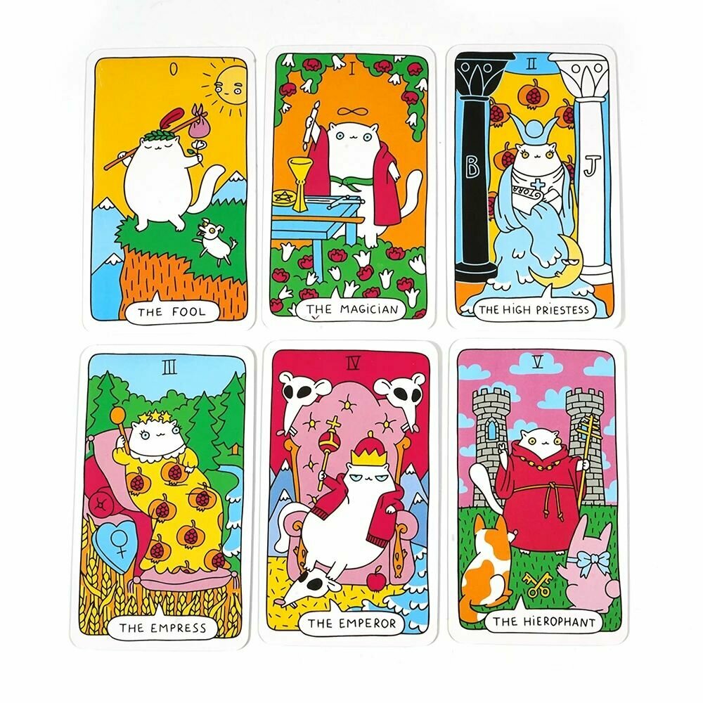 Карты таро"paws"tarot,10.3X6CM — фото 1