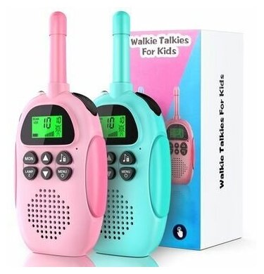 Перезаряжаемые детские рации - игровой набор Kids Walkie Talkie 2 шт