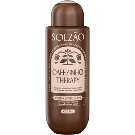 Шампунь для волос Solzao Укрепление и защита от ломкости, 400 мл