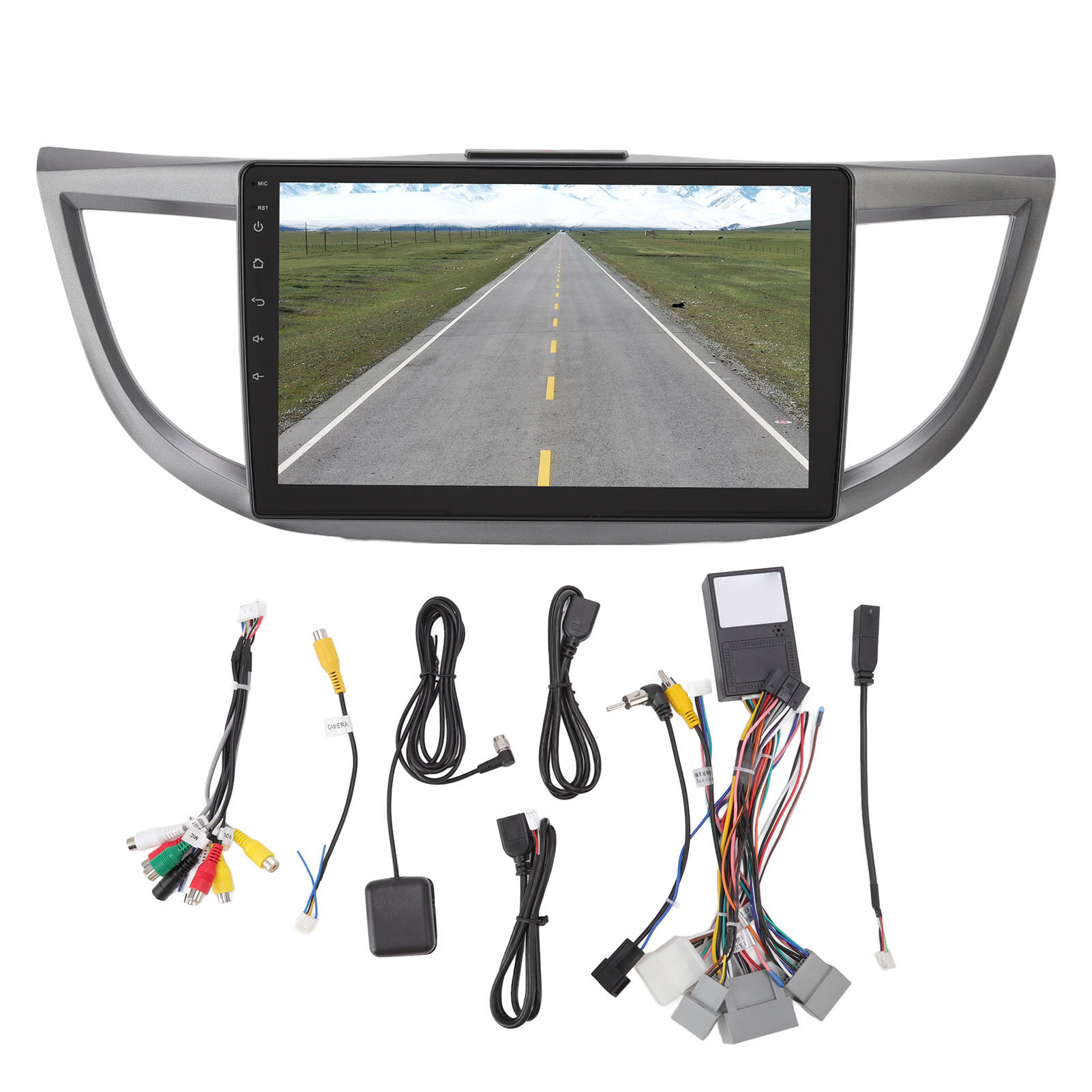 Car Radio Stereo Bluetooth WiFi Built in Carplay Auto GPS Navigation for Android 10.1 Replacement CRV 2012‑2016