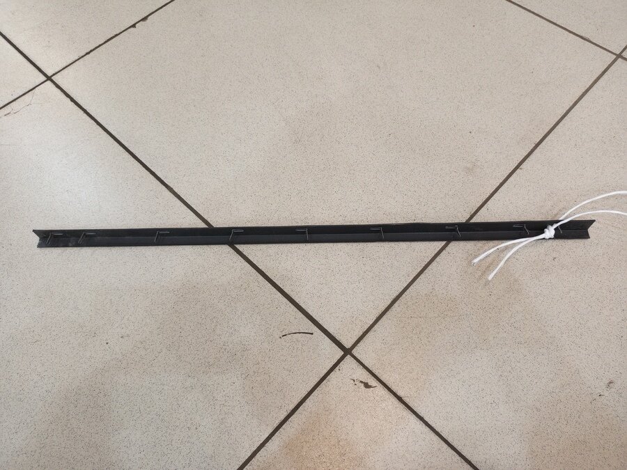 Уплотнитель стекла двери задней правой (бархотка внутренняя) от Chevrolet Lacetti J200 2003-2013