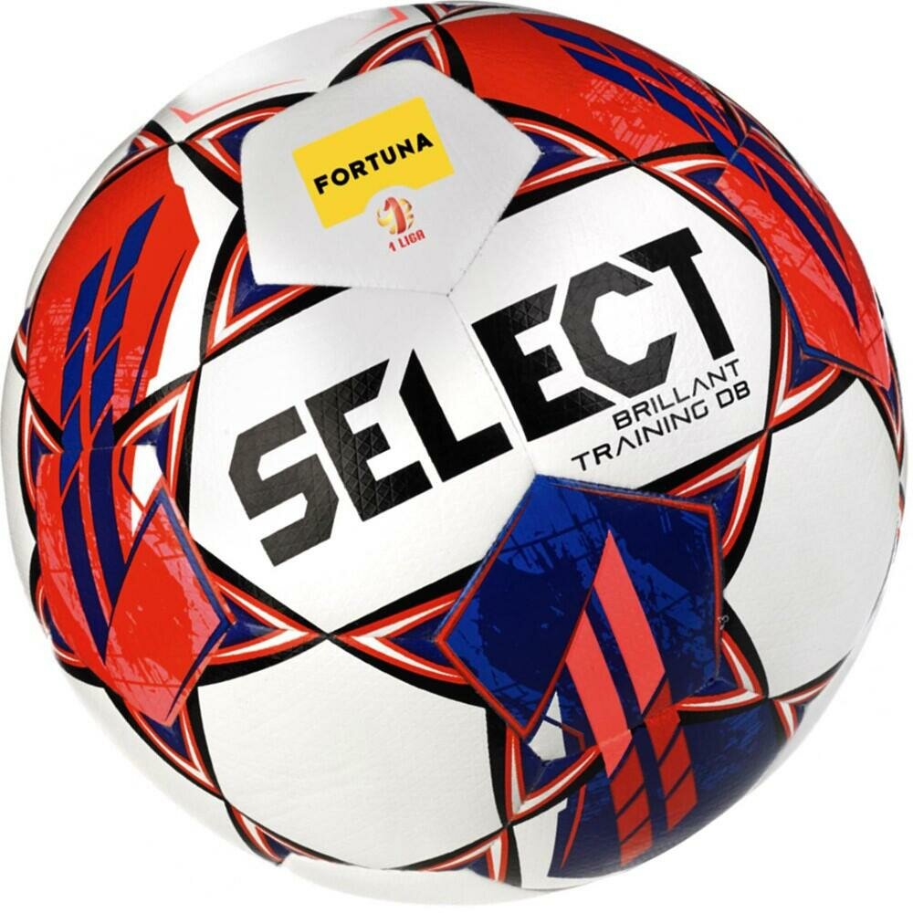 Футбольный мяч Decathlon Brillant DB Fortuna, размер 4, для игры на траве, белый