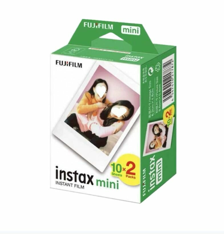 Картридж Fujifilm Instax Mini / Фотопленка Instax Mini / 20 снимков