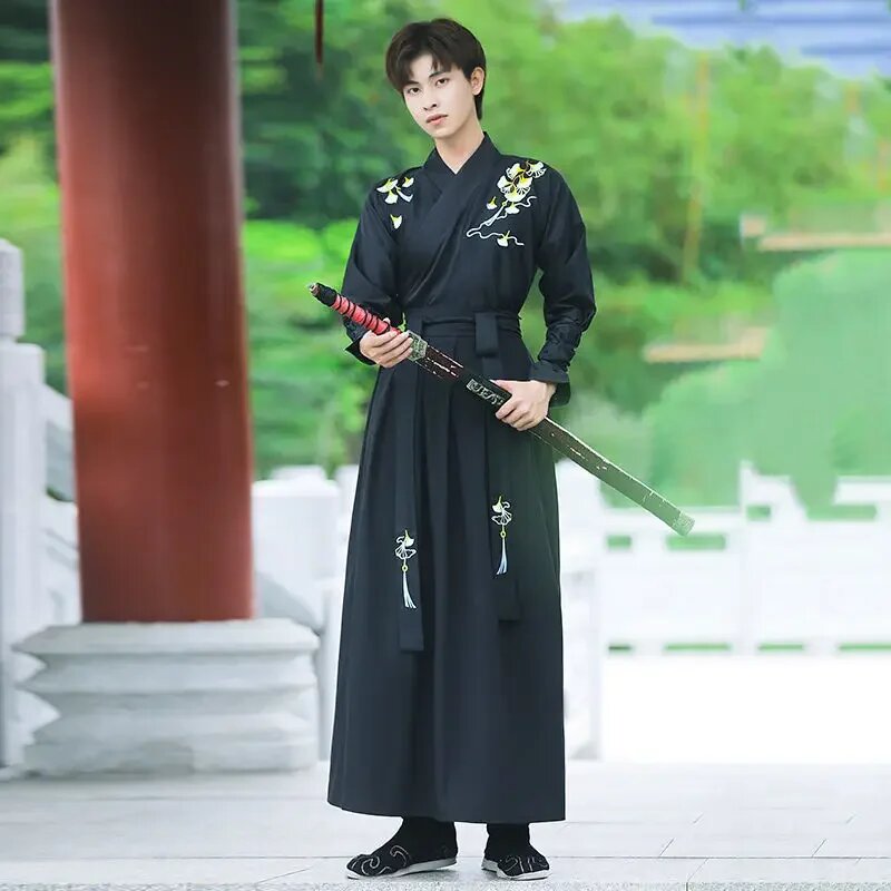 Vzofien Hanfu костюм для сцены М, Tops Dress