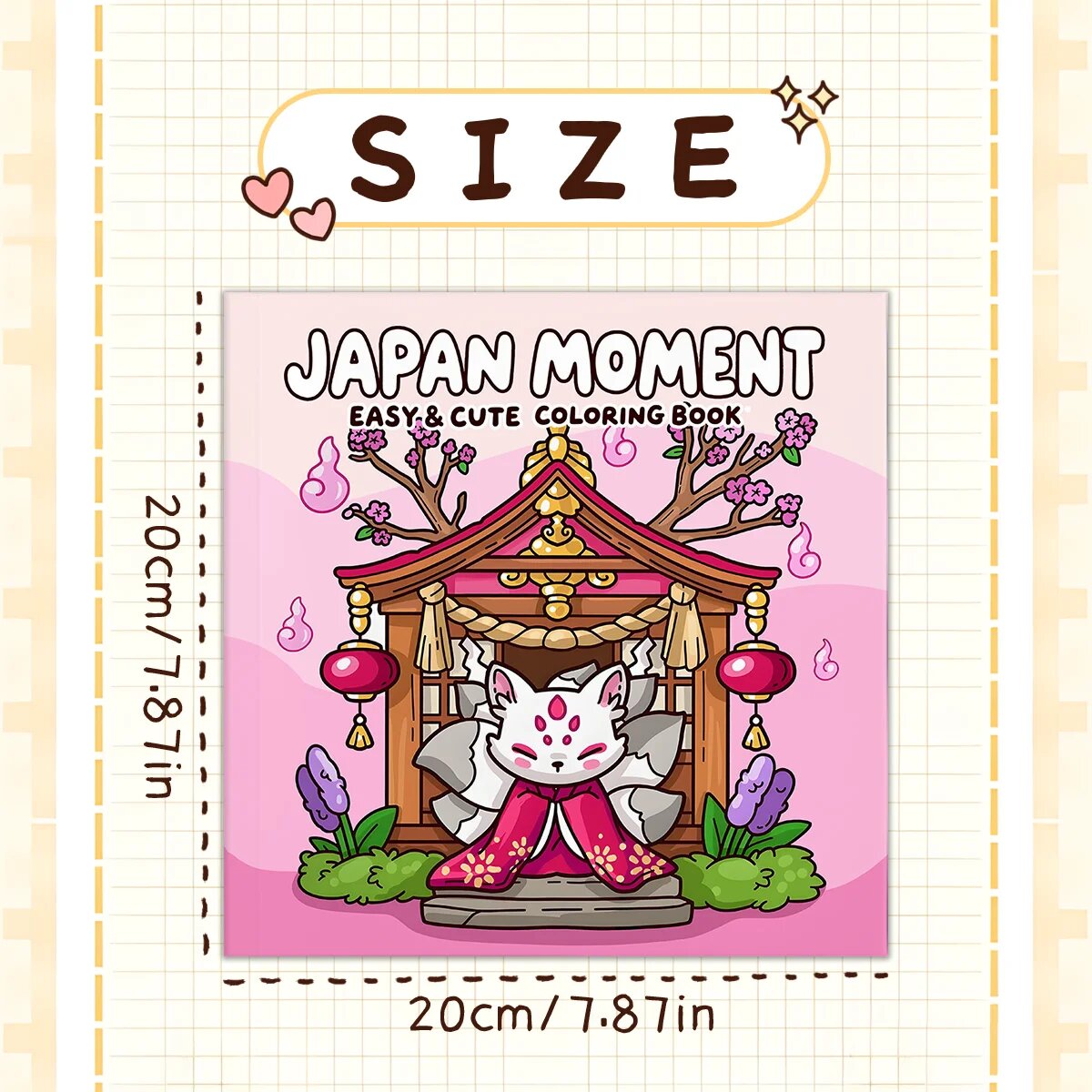 Книга-раскраска JAPAN MOMENT для взрослых