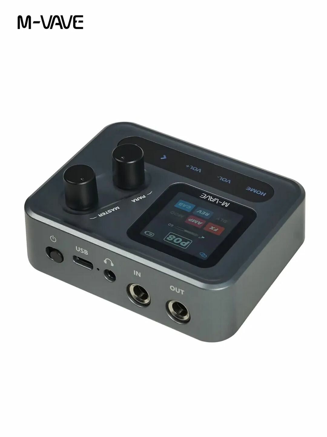 M-VAVE Pocket AMP Портативный карманный мультиэффект-процессор для электрогитары/бас-гитары