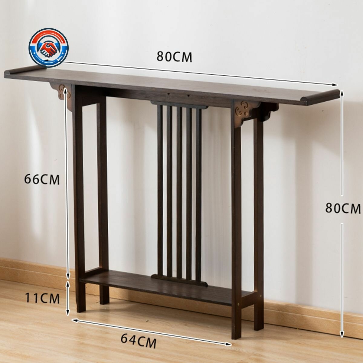 Столики консоли деревянный, Высота 80 см