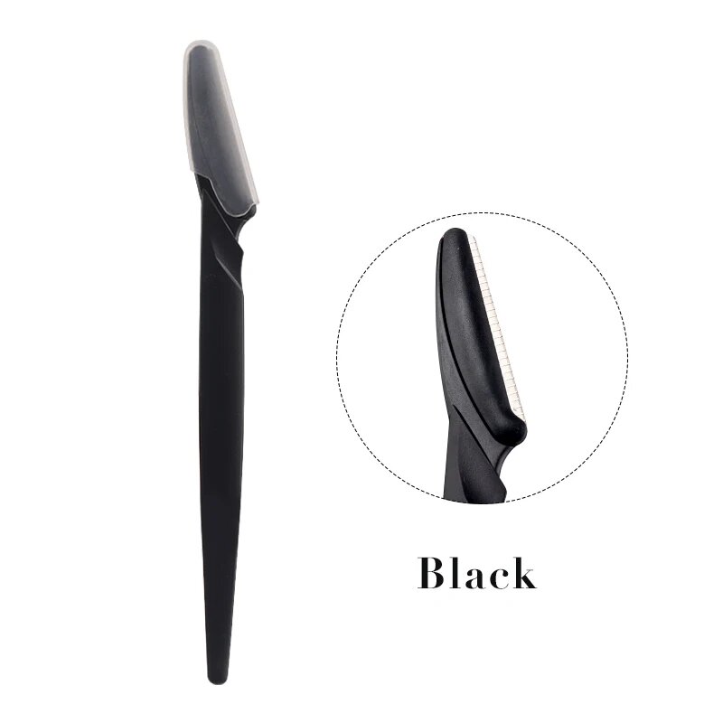 Бритва для бровей Black, пластиковая