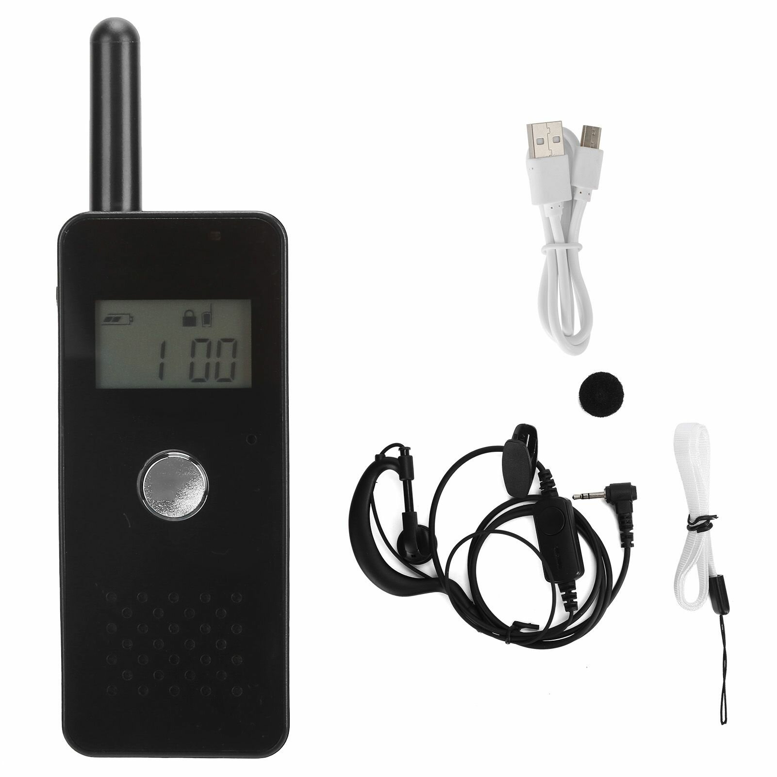 Мини-рация YINI Tone HT-108 с наушником, перезаряжаемая