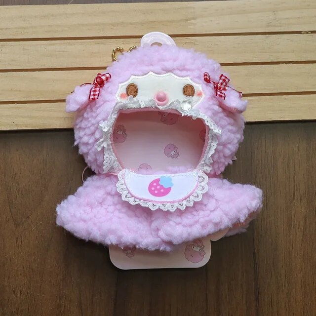15 см брелок для одежды Sanrios Cute Plush Doll's, аниме-фигурка Hellokittys Kuromi MyMelody, одежда для куклы, сумка, аксессуары,