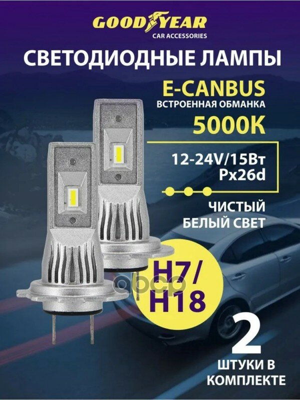 Лампа V W Goodyear GY017001 GOODYEAR арт. GY017001