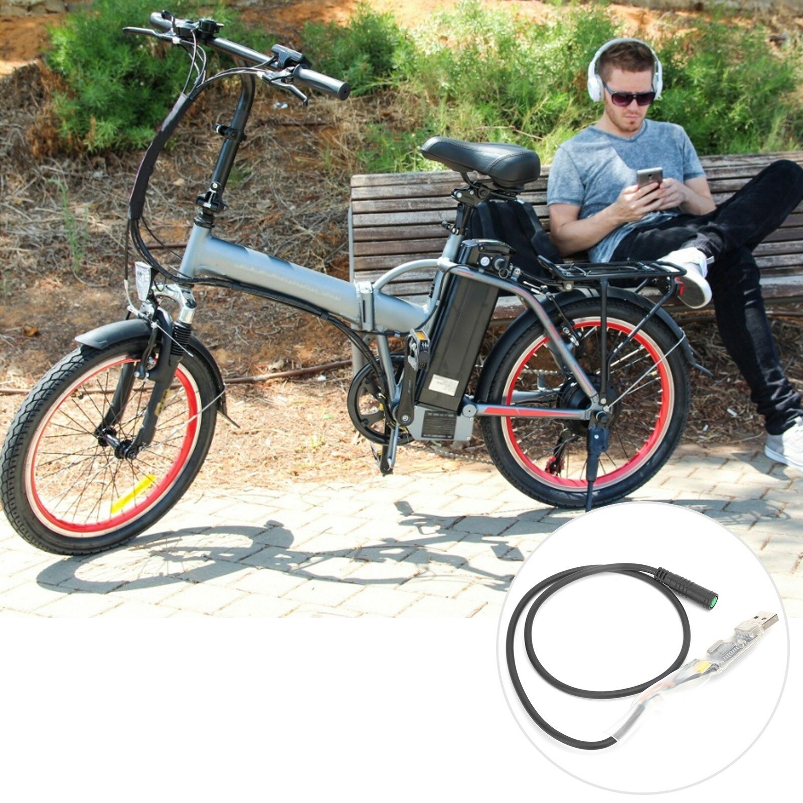 USB-кабель для программирования электродвигателя велосипеда для BAFANG BBS01 BBS02 BBS03 BBSHD, комплект двигателя среднего привода