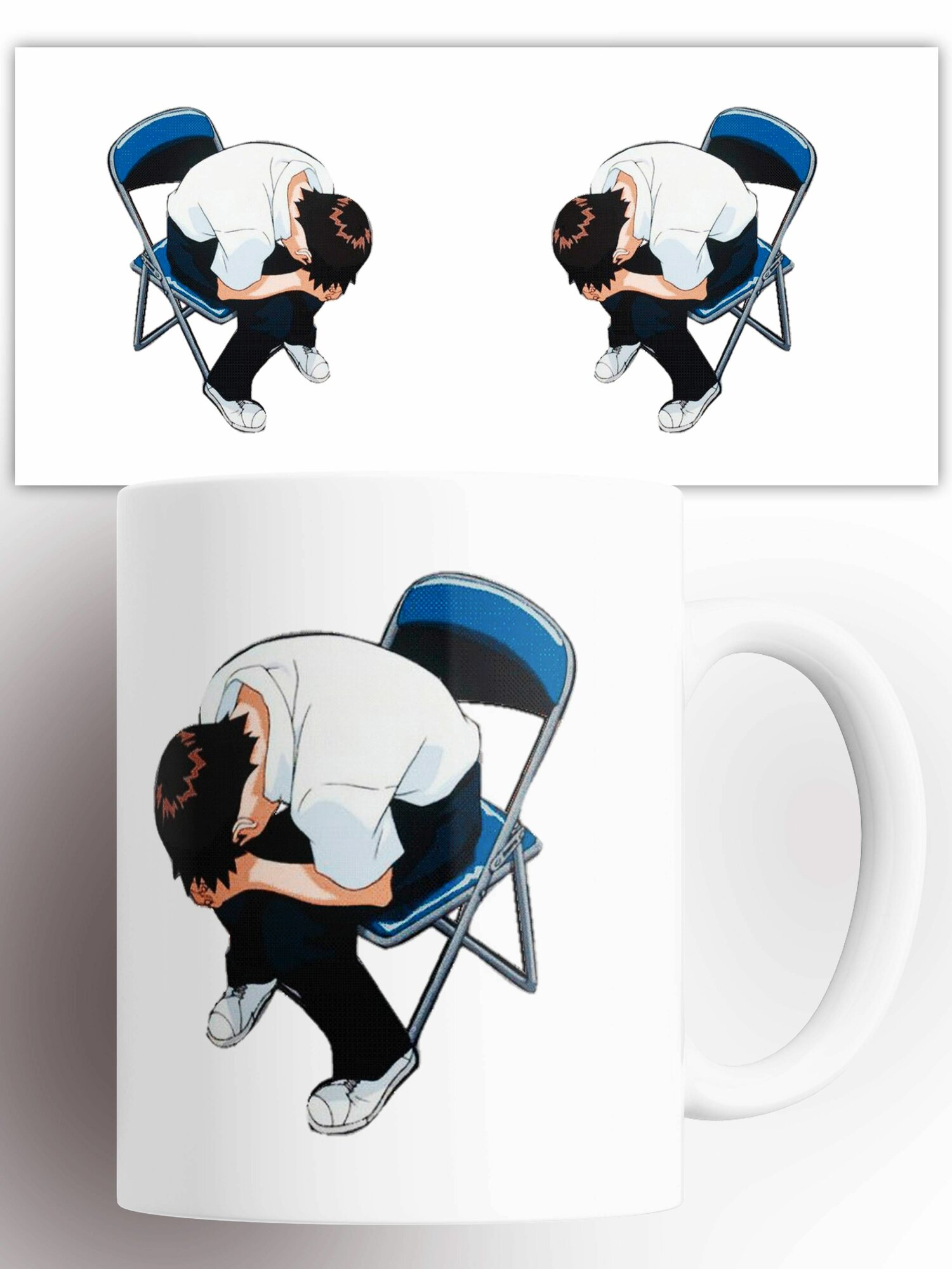 Кружка аниме Евангелион Синдзи Икари 330 мл