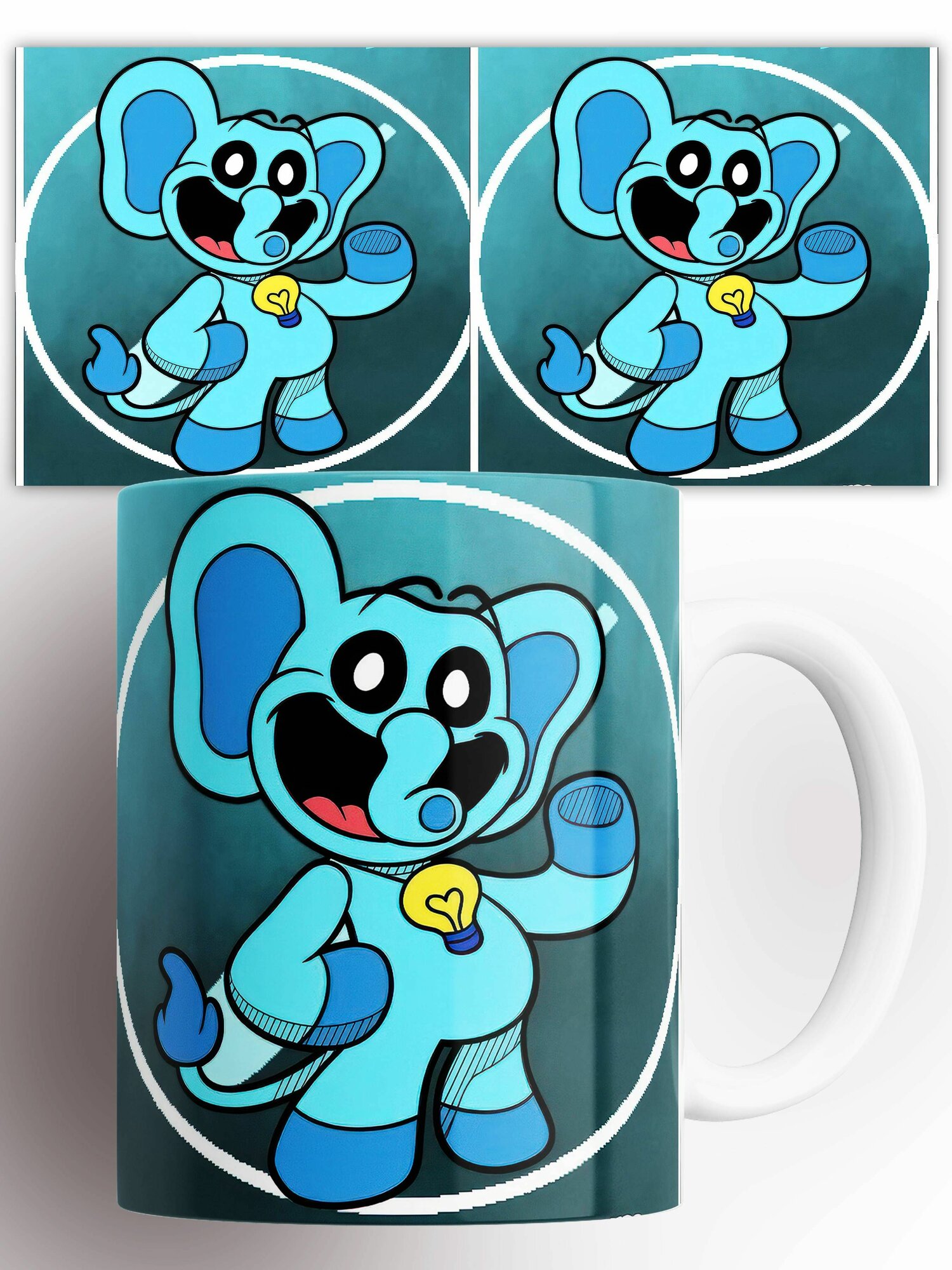 Кружка игра Поппи Плейтайм 3 Poppy playtime 3 Bubba Bubbaphant 330 мл