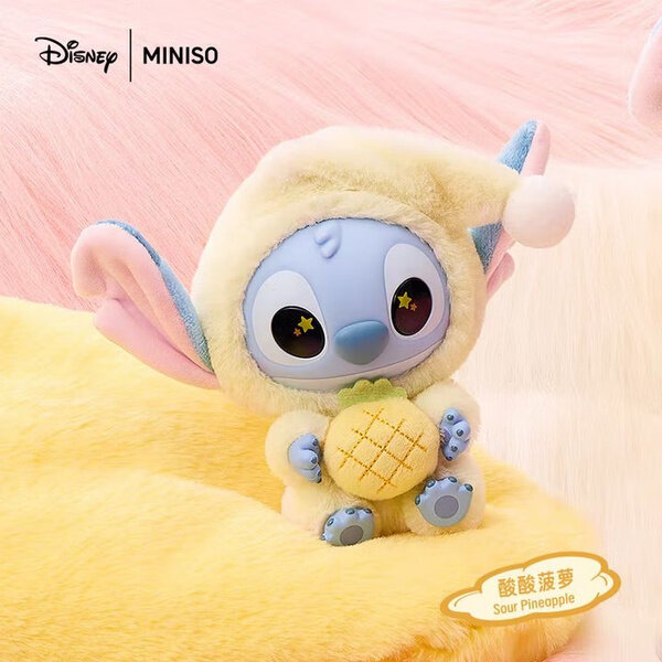 Коллекционная фигурка Слепая коробка MINISO Stitch "Eat Something Before Sleep" Series Blind Box Vinyl Plush