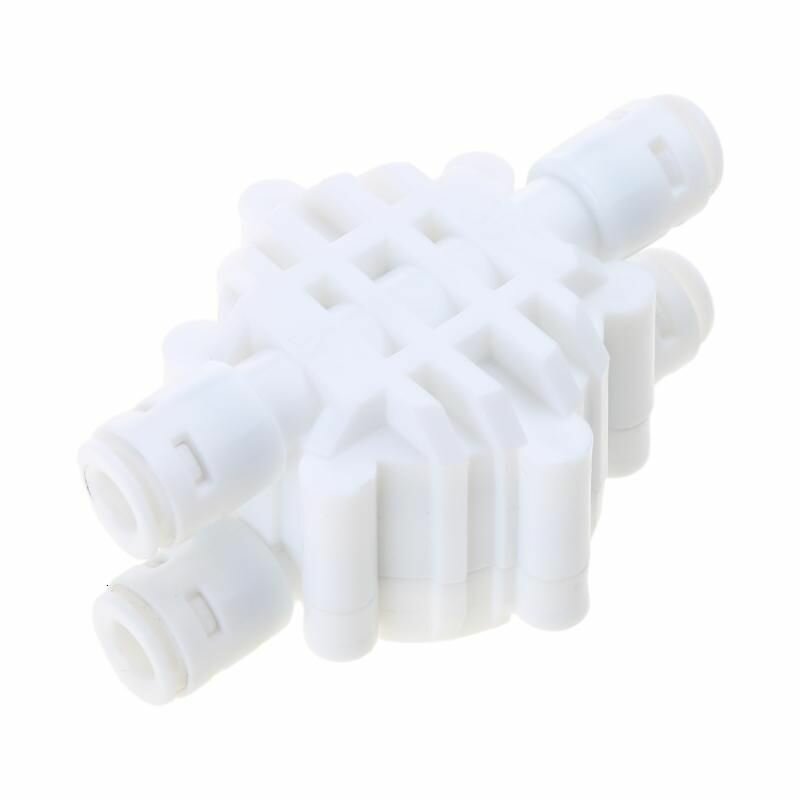 1/4-дюймовый быстросъемный клапан с автоматическим отключением, Белый