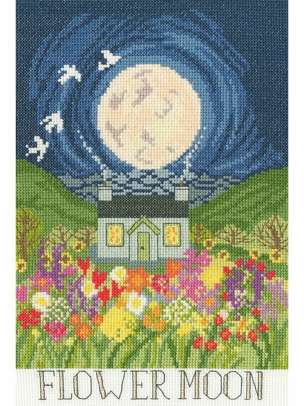 XDD2 Flower Moon Набор для вышивания Bothy Threads