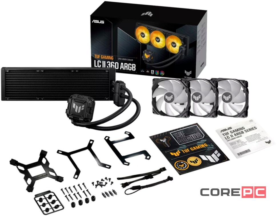 Система жидкостного охлаждения для процессора ASUS TUF GAMING LC II 360 ARGB 90RC00M1-M0UAY0