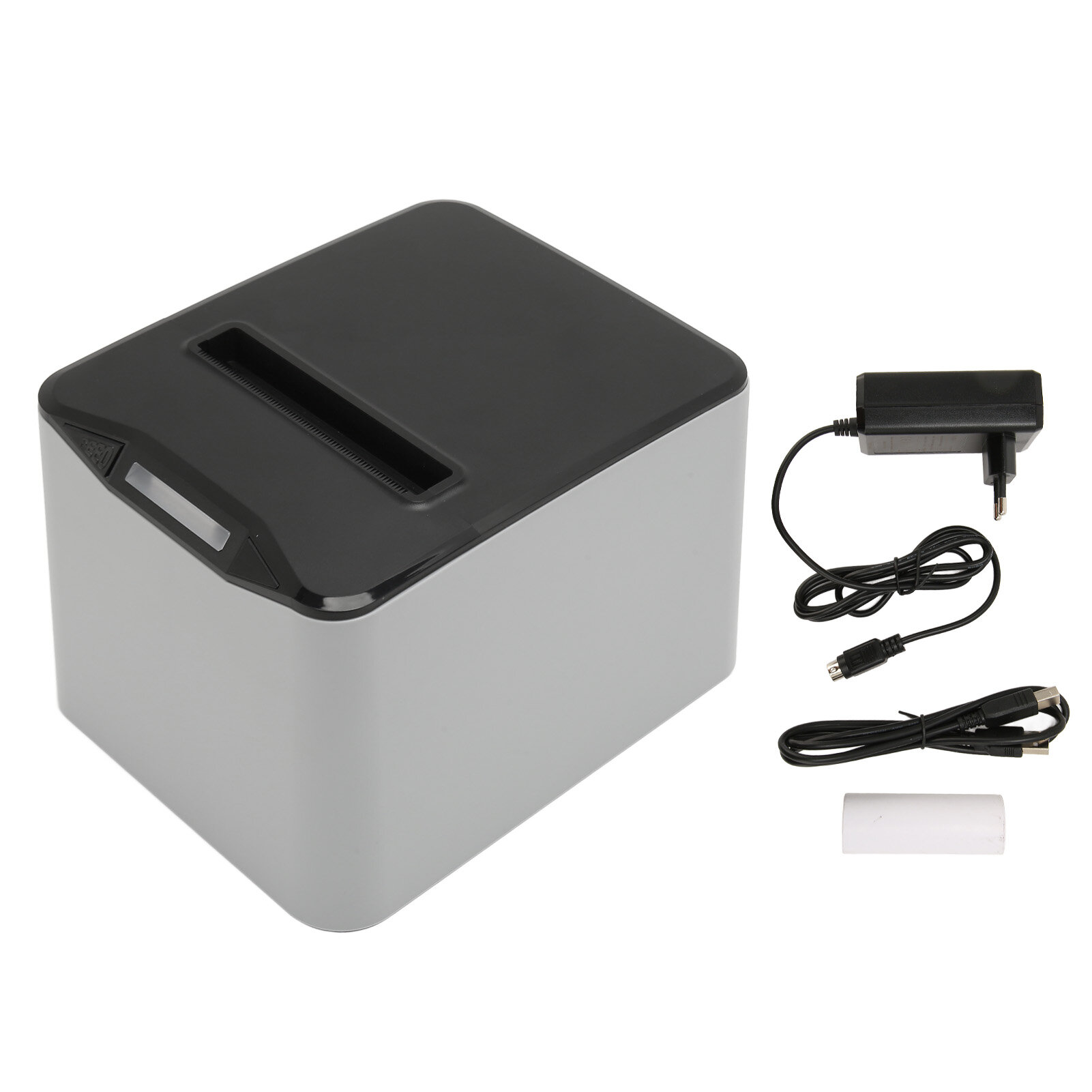 80 -миллиметровый тепловой принтер от 220 до 300 мм/с 80 мм ширина USB -локальная серия ESC POS POS Совместимая на доставке принтер принтер 100–240 В ЕС плект