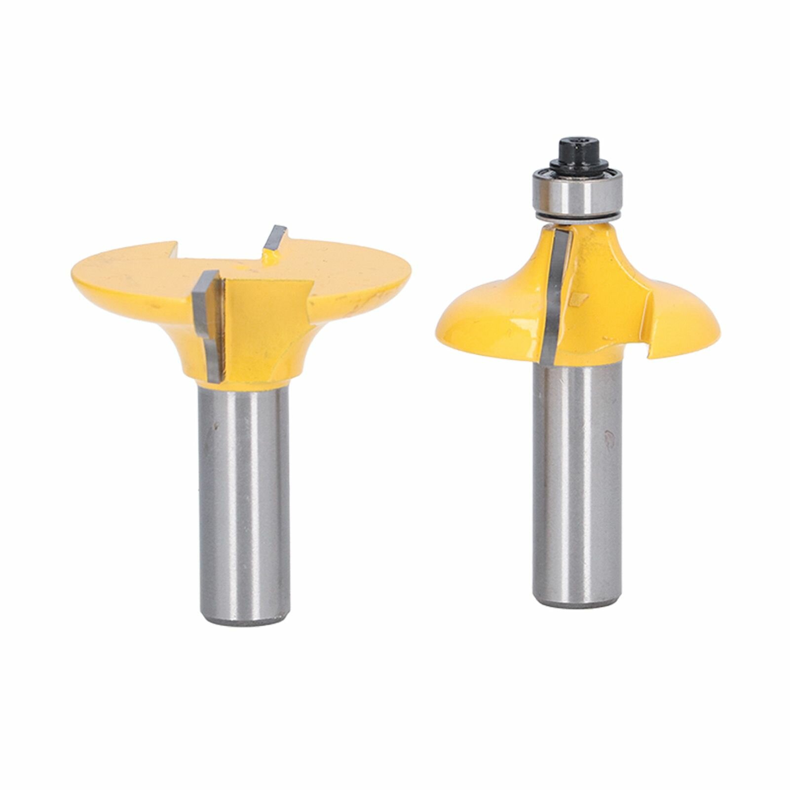 Набор из 2 фрез для дверей шкафов Ogee, профилированные кромки и направляющие, цанга 1/2 дюйма