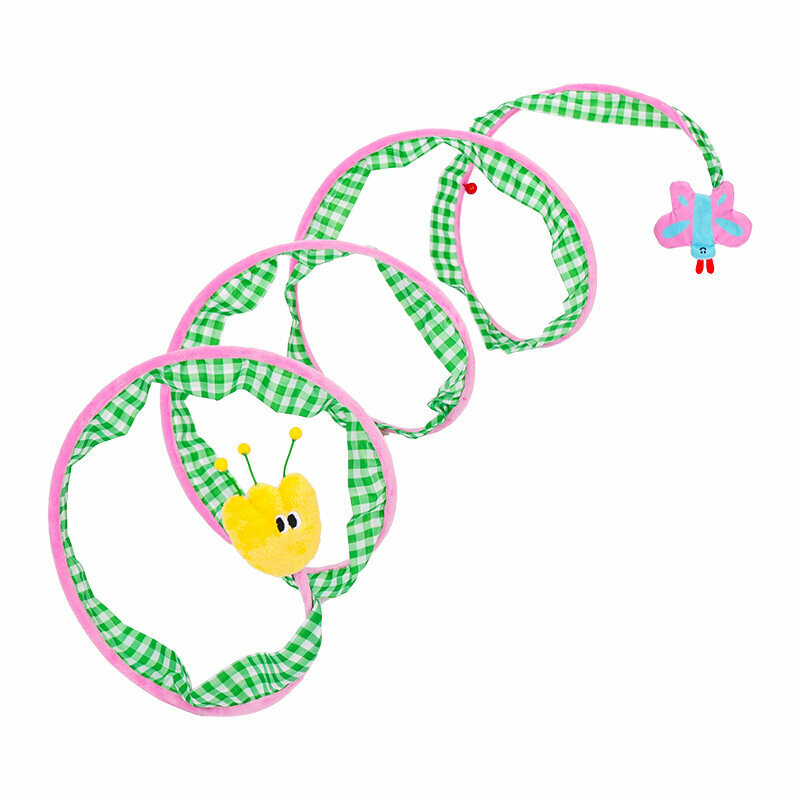Игрушка для кошек Kasuga Cat Tunnel Cat Toy Anti-boring Bell Забавная кошачья палочка L29* W29*H100cm