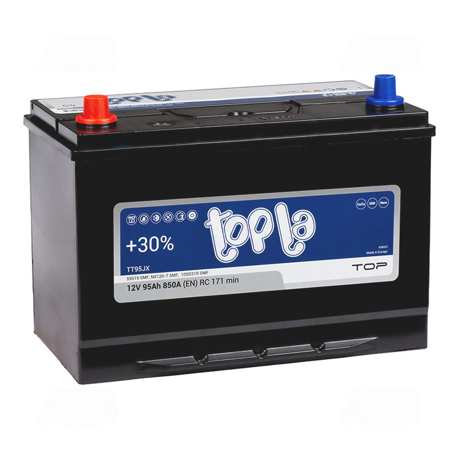 Автомобильный аккумулятор TOPLA Top JIS 95.1 Ah+L 118995 TT95JX 59519 SMF