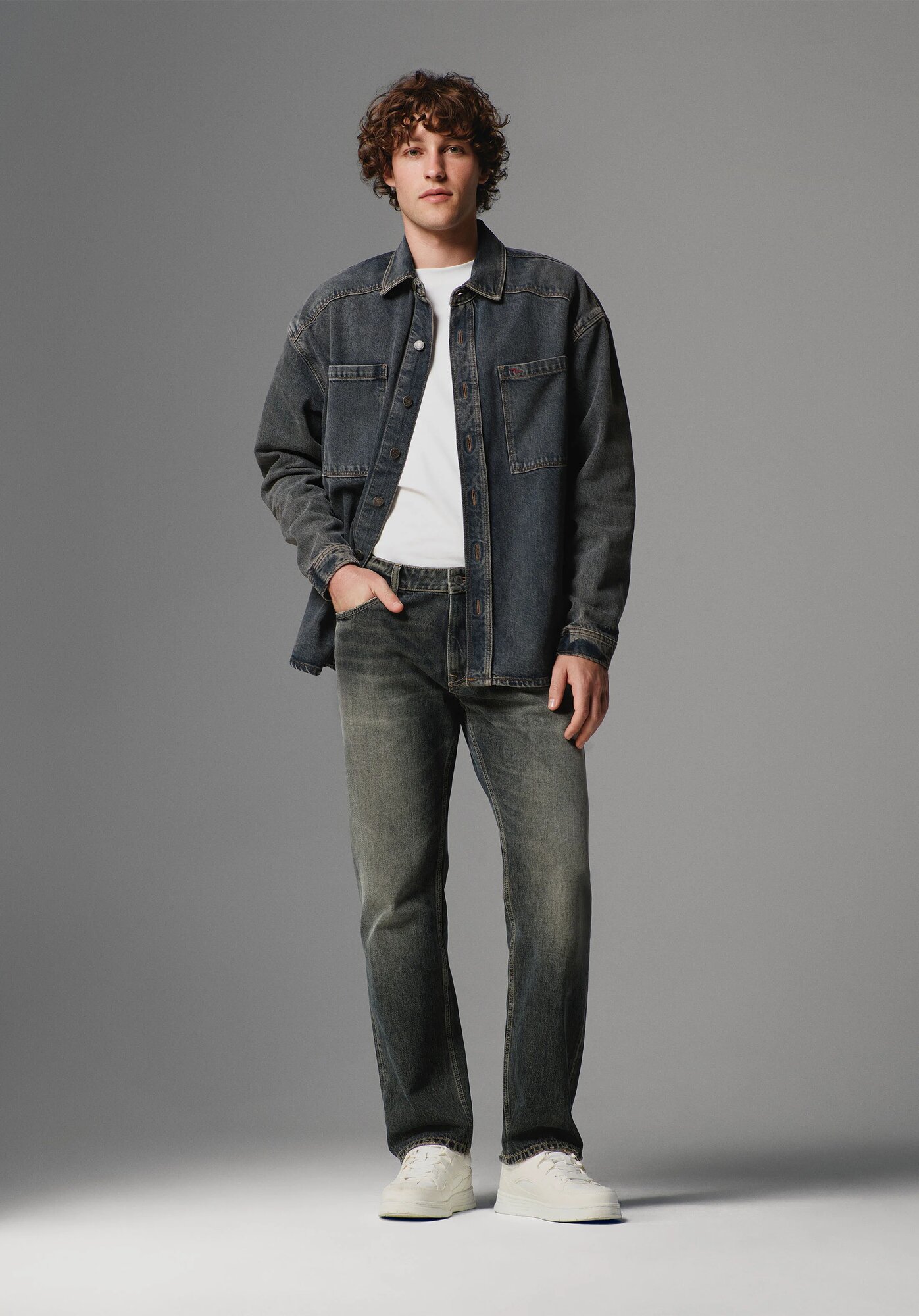 Джинсы 046 MARCO Loose Straight Fit 