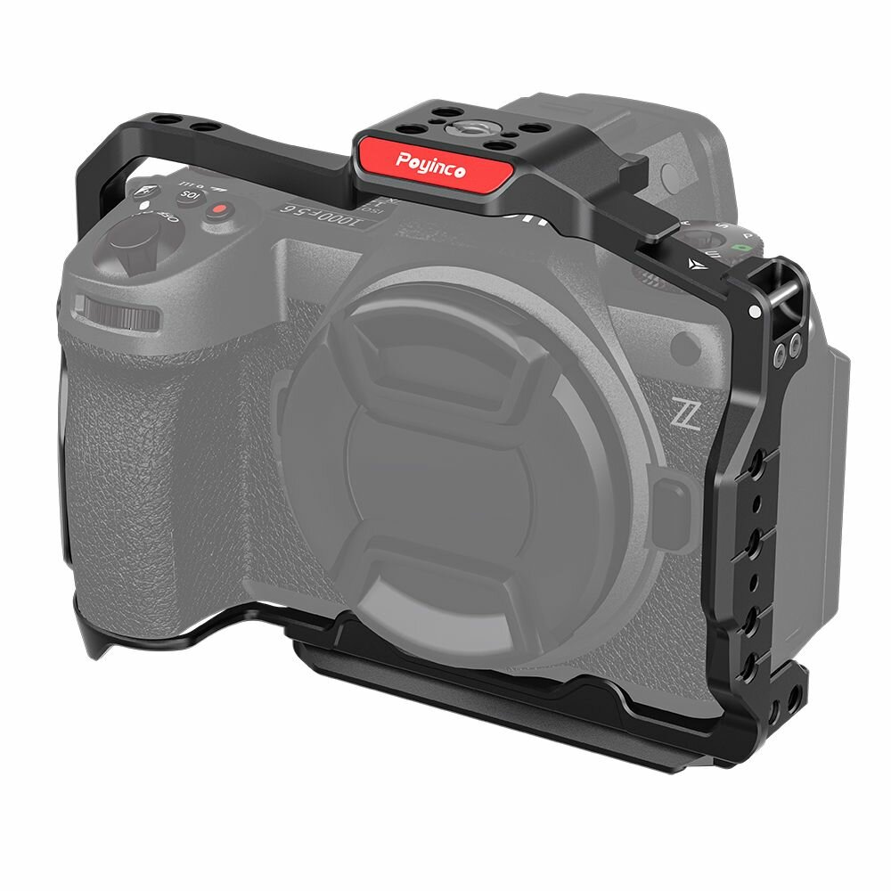 Камера-клетка Poyinco JN-134 для Nikon Z63, многофункциональная, алюминиевый сплав, черный