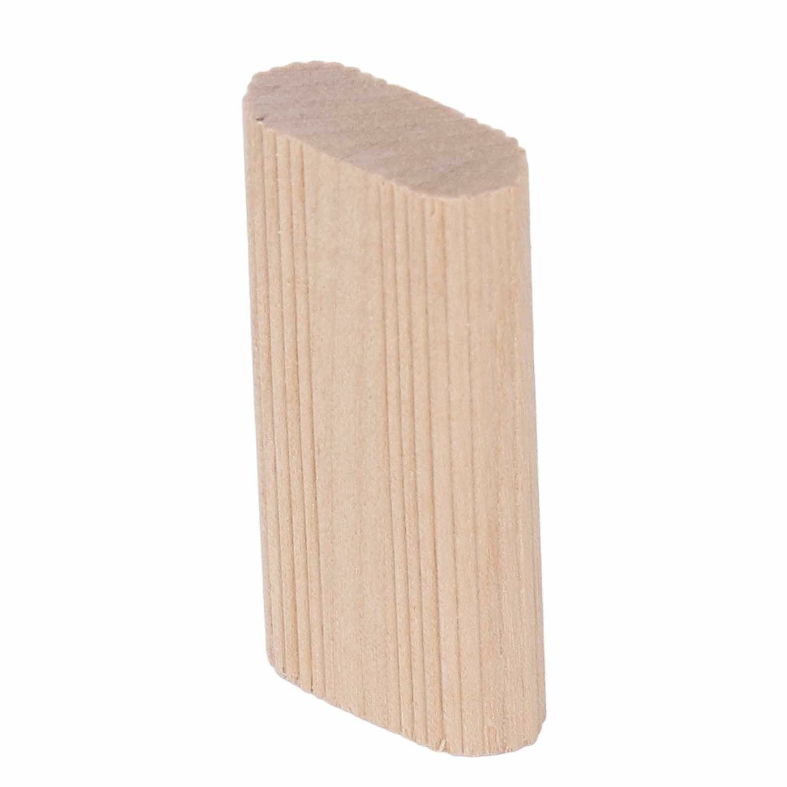 50 шт, деревянный дюбель-пробка, буковый дюбель-блок для сращивания деревообрабатывающей мебели 6x20x40 мм
