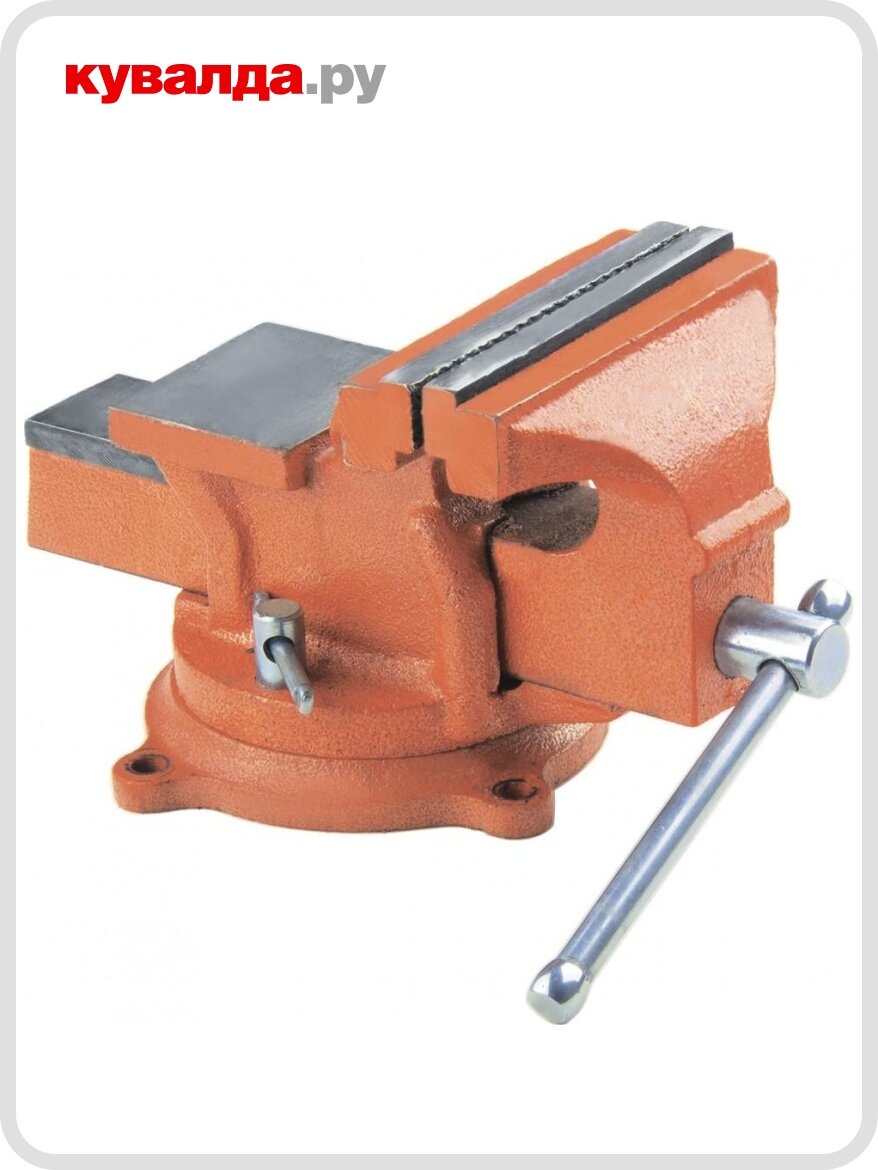 Тиски слесарные Sparta 100 мм 186235