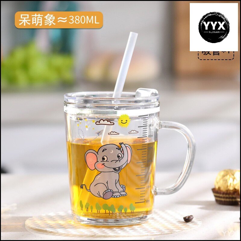 Чашка Children's Milk, стекло, для детской смеси, 380мл, герметичная крышка
