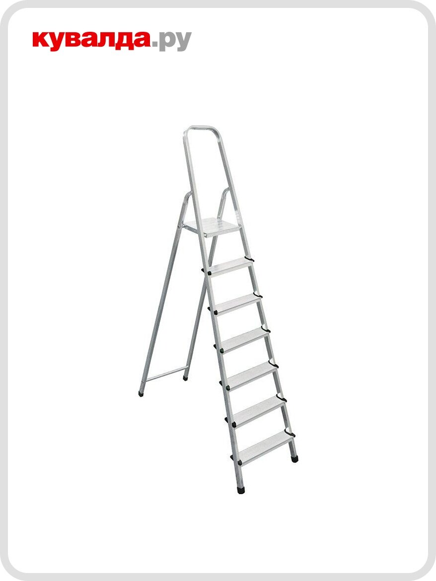 Стремянка алюминиевая Biber 98007 7 ступенчатая